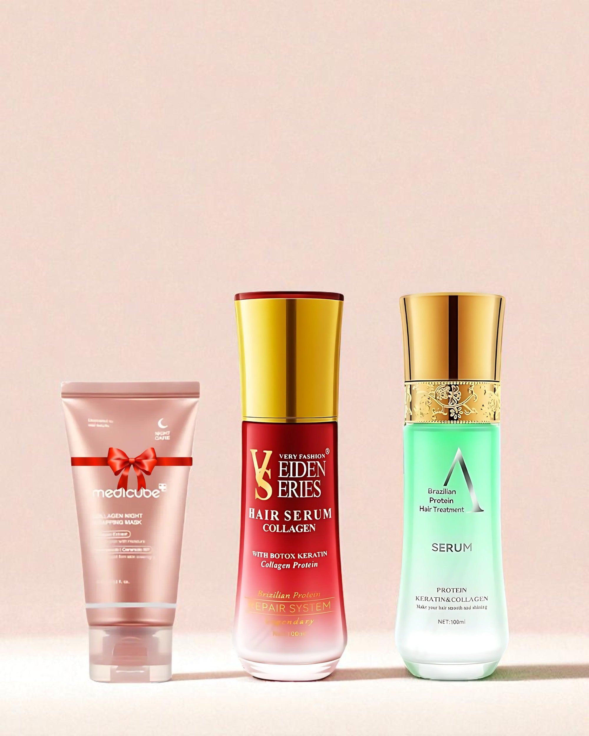 اشتري مجموعة سيروم الشعر واحصلي على الماسك الزجاجي مجانا – Solve Skin